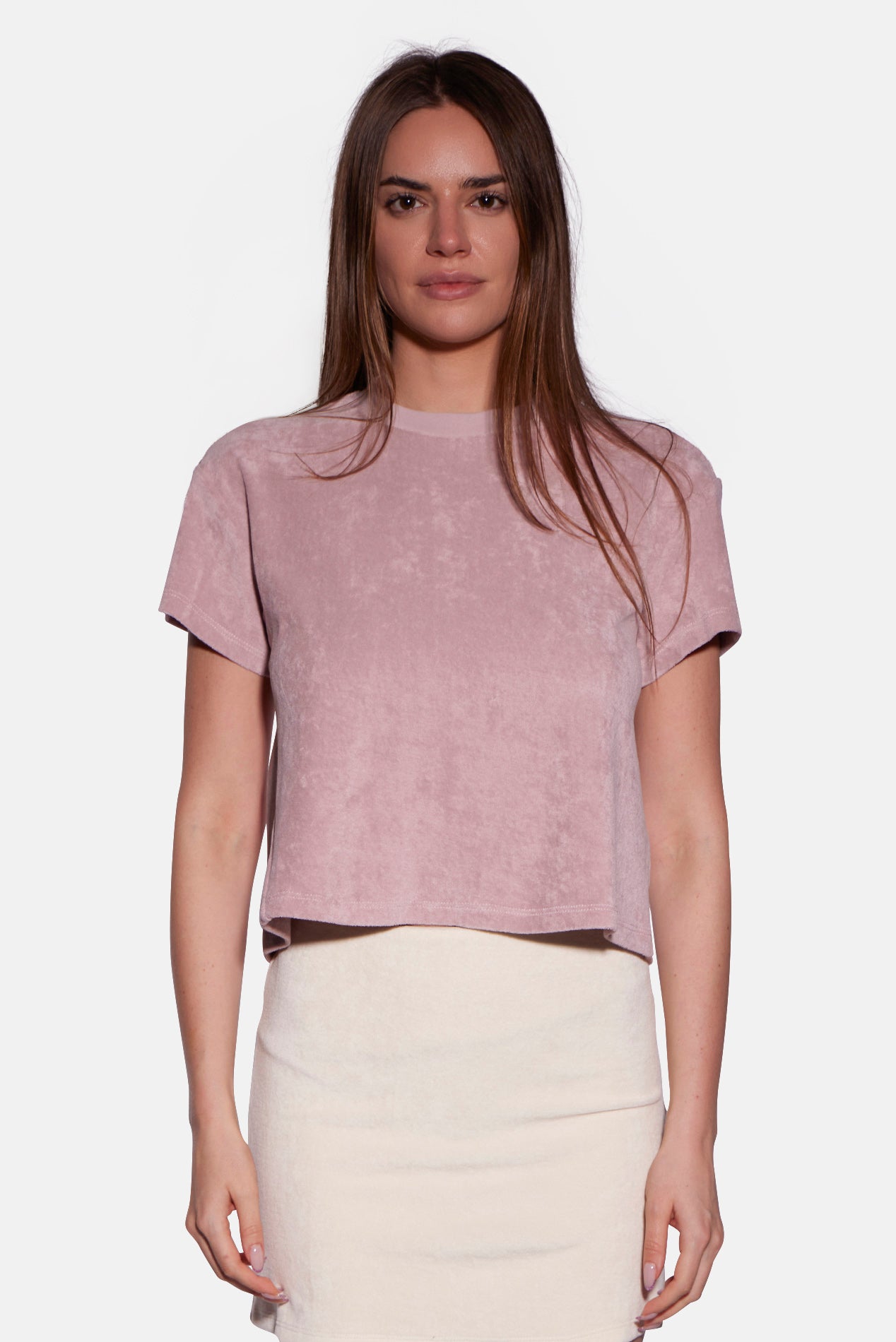 Nova Terry Tee Baby Pink – blueandcream