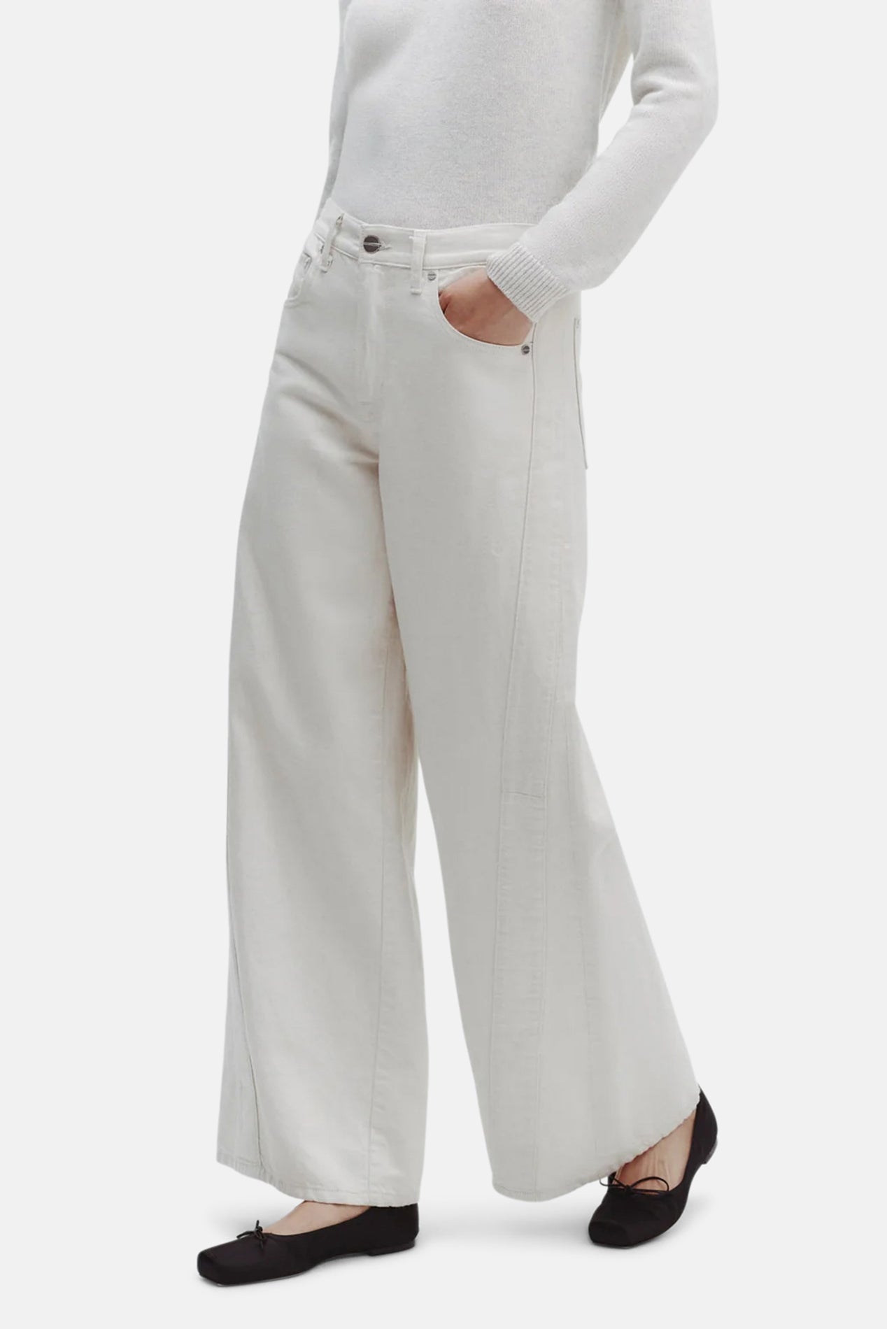 TWP Almost Famous Pant Natural – blueandcream
