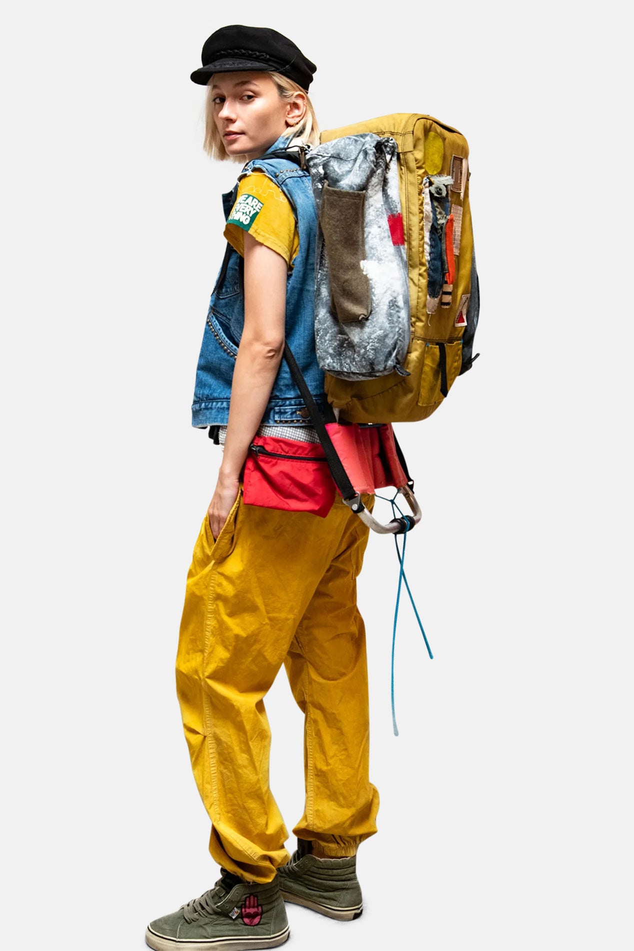 FREECITY Canyonkid Out Of Sight Poplin Air Flapsnap Jump Pant Yellow ...