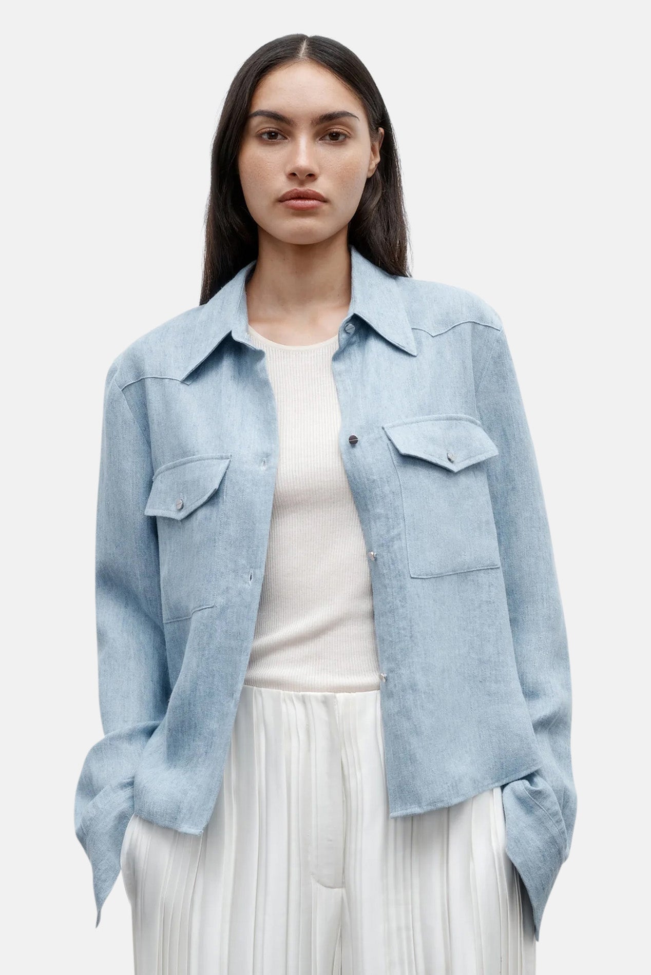 TWP New Carter In Hemp Light Indigo – blueandcream