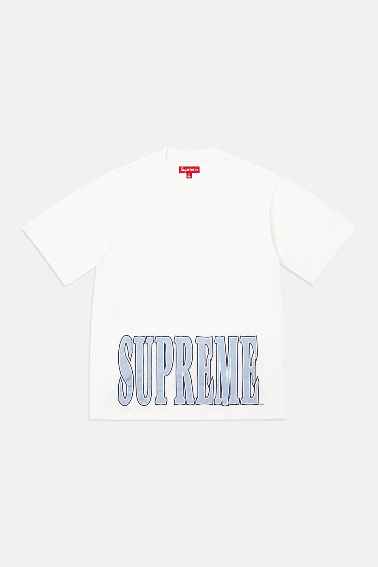 Supreme Cracked Stretch S/S Top White – blueandcream