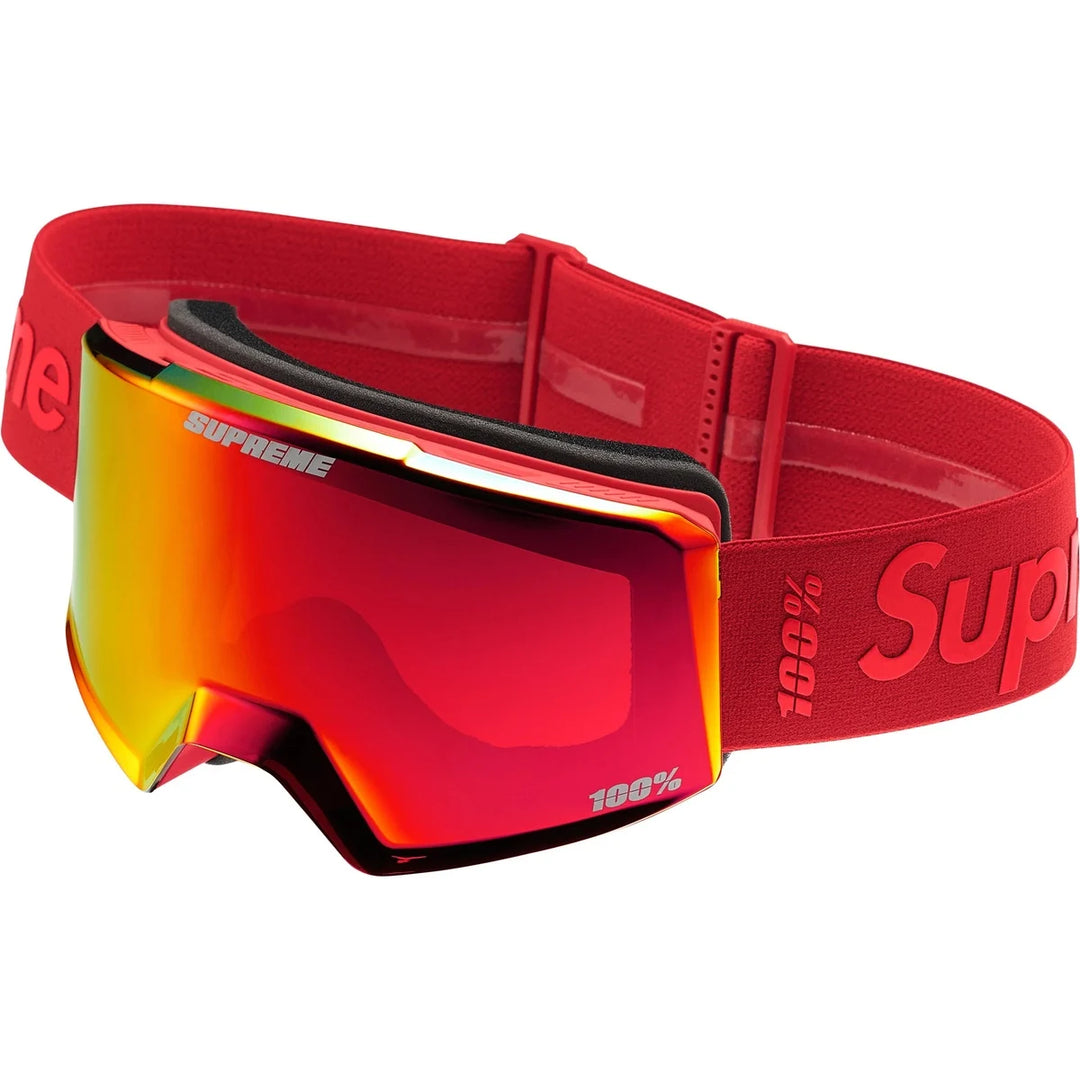 100% Norg Goggles Red – blueandcream