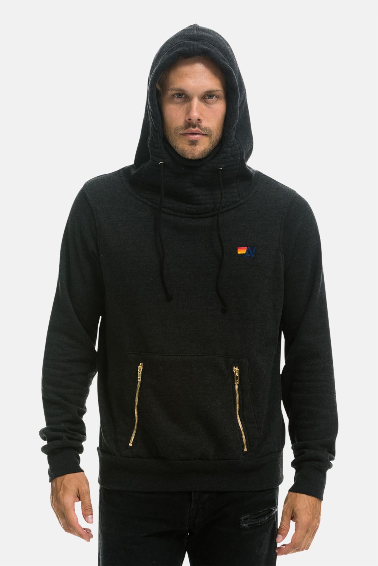 Men's Ninja Hoodie Black – blueandcream