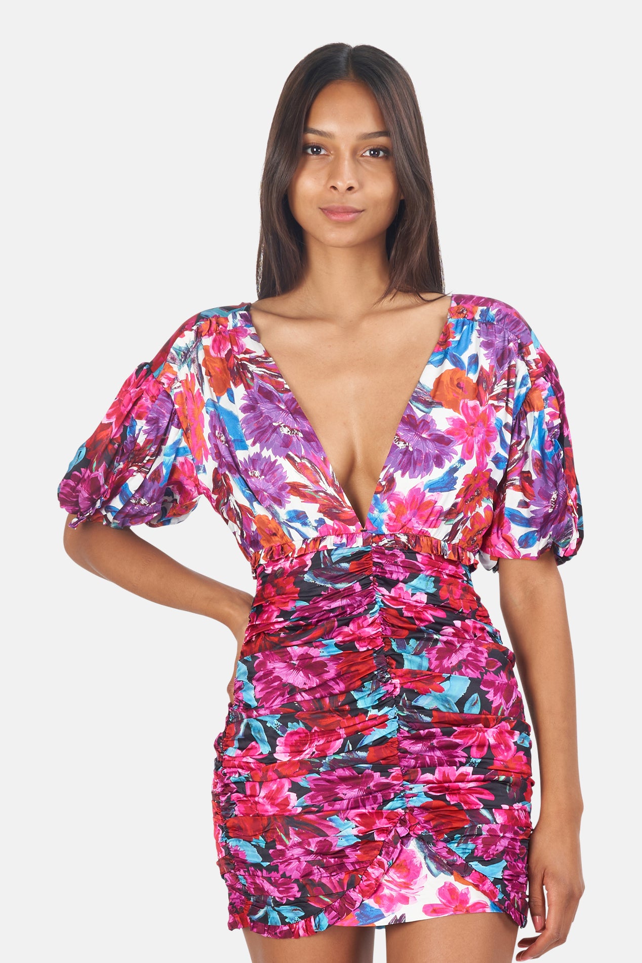 For Love & Lemons Cassandra Mini Dress Pink – blueandcream